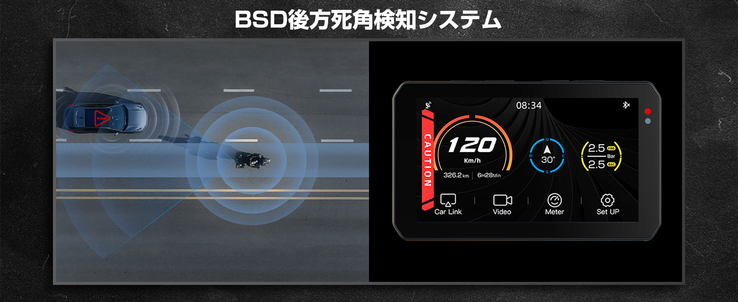 Amazon.co.jp: 【日本の屋外使用対応DFS】AKEEYO×CHIGEE AIO-5 Lite バイク スマートライドモニター CarPlayやAndroid Auto対応 ドライブ ...
