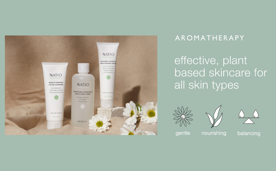 Natio Australia Aromatherapy Daily Defence Face Moisturiser SPF 50+ 100ml - Daily Face Lotion ...