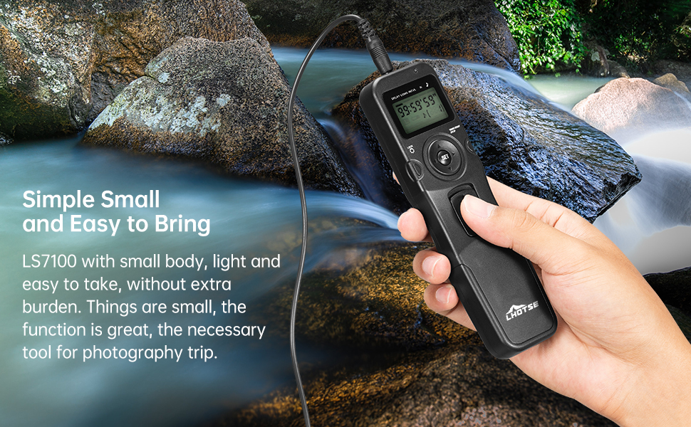 Amazon.com: LHOTSE LCD Timer Shutter Release Remote Control for Canon EOS Rebel T6 T7 80D 70D ...