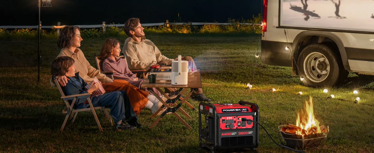 Amazon.com : PowerSmart 4400-Watt Portable Generator with Inverter ...