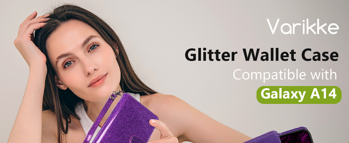 Amazon.com: Varikke Compatible with Samsung Galaxy A14 5G Case, Detachable Magnetic Wallet Case ...