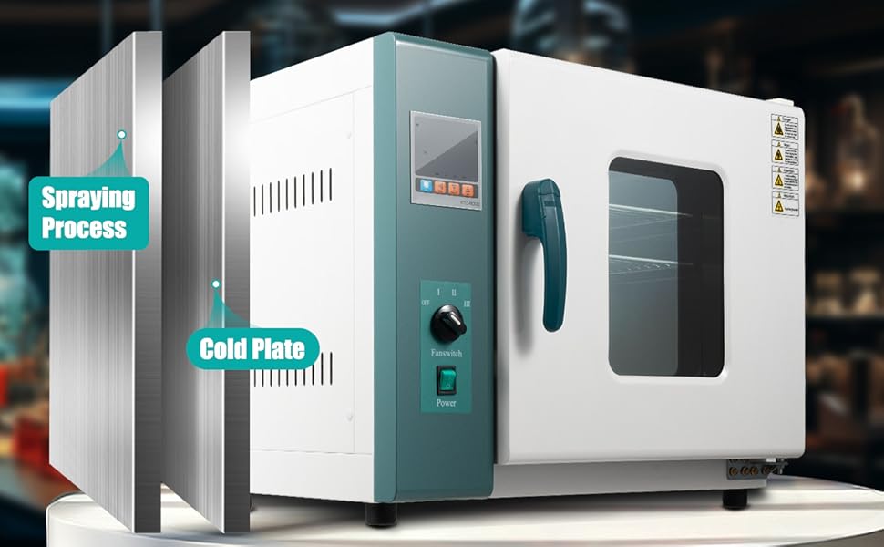 KAHYKLQI 1000W Horizontal Electric Blast Drying Oven,110V Lab Oven with Air Forced Convection ...