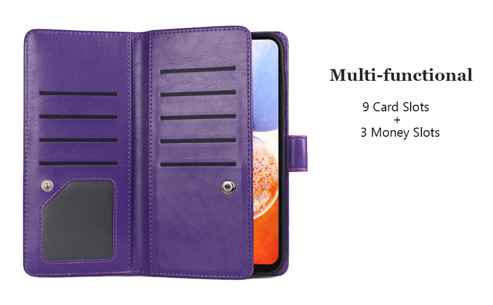 Amazon.com: Varikke Samsung A14 5G Case Wallet, Galaxy A14 5G Case Wallet for Women with Card ...