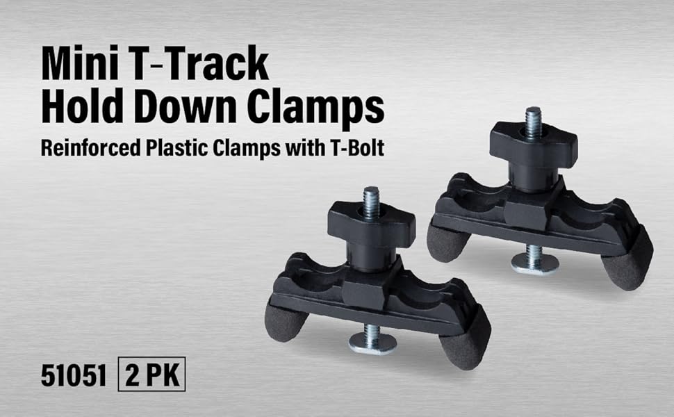 DuBois T Track Hold Down Clamps, Multi-Positionable T Track Clamp w/ 1/ ...