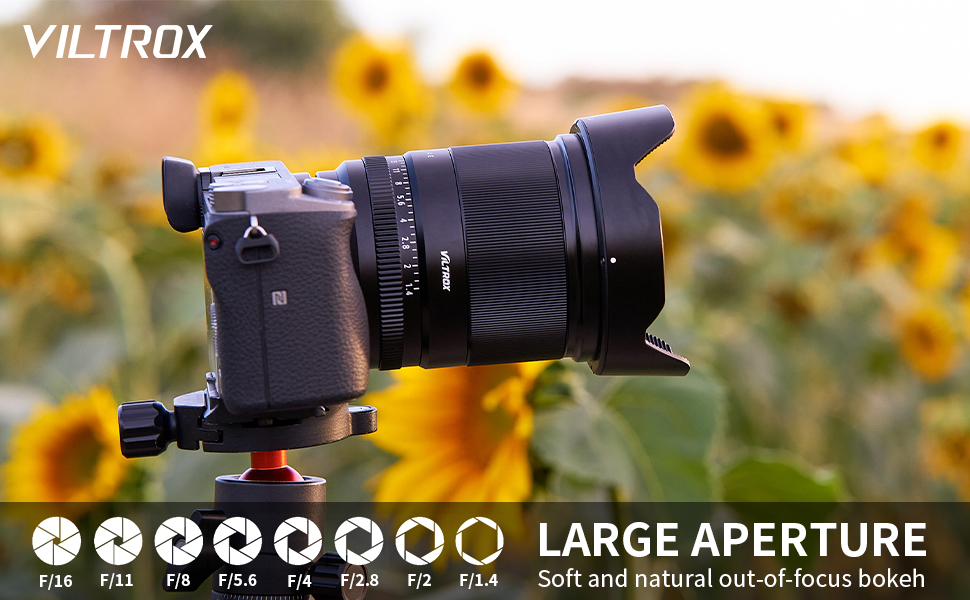 VILTROX 13 mm f/1.4 F1.4 E Mount Lens, Ultra Wide Angle APS-C AF Prime Lens for Sony E-Mount ...
