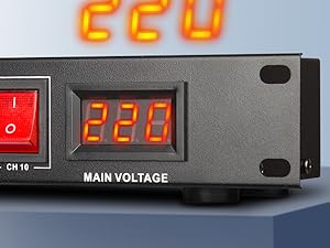 Amazon.com: Depusheng U8 Power Sequencer Conditioner 10 Outlet - 15A 1800W AC Power Rack Mount ...