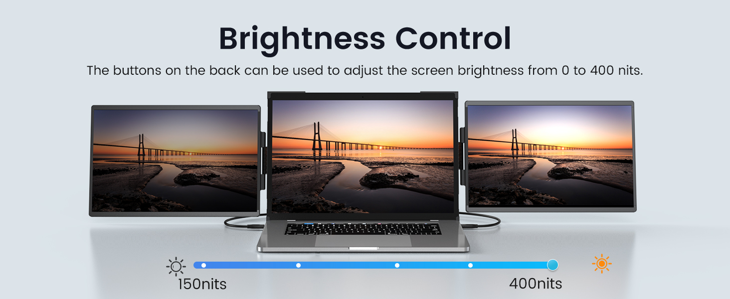 Amazon.com: L LIMINK ET14 Al Alloy Laptop Screen Extender for 13.3-16" Laptop, 14" 1200P ...