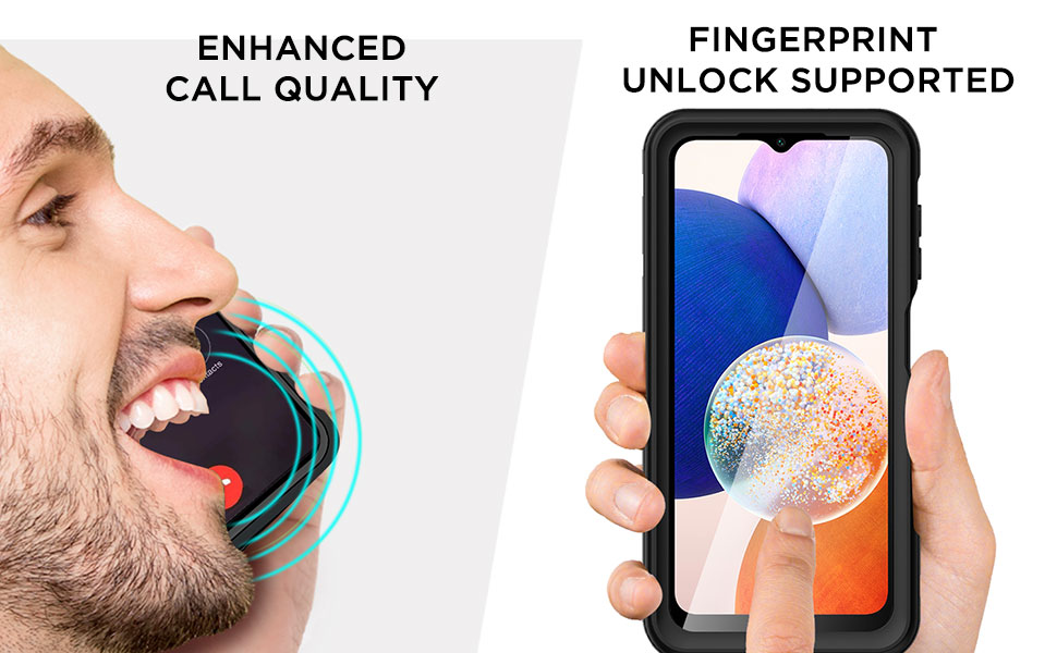 Amazon.com: AICase for Samsung Galaxy A14 5G Case Waterproof, Clear Water Proof Shockproof ...