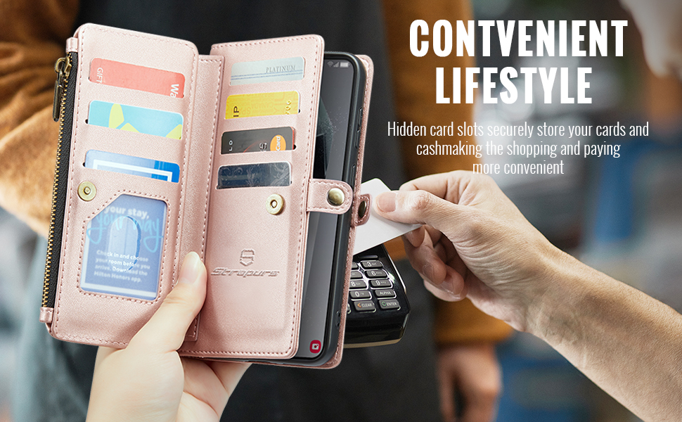 Amazon.com: Strapurs Crossbody for Samsung Galaxy S24 Plus Case Wallet【RFID Blocking】 with 10 ...