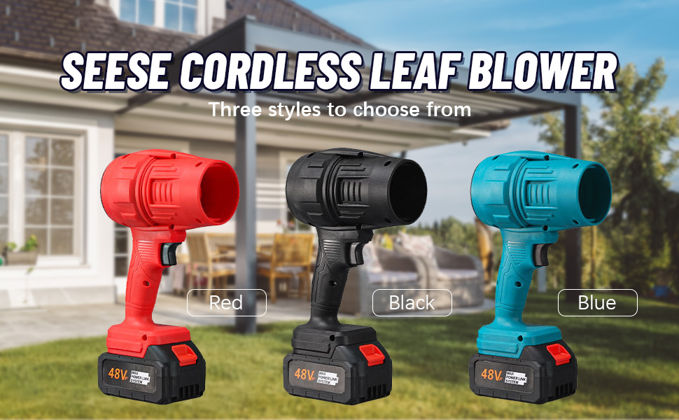 Seese Pro Turbo Jet Blower, Souffleur a Feuille Sans Fil, Seese Pro Blowers, Cordless Leaf ...