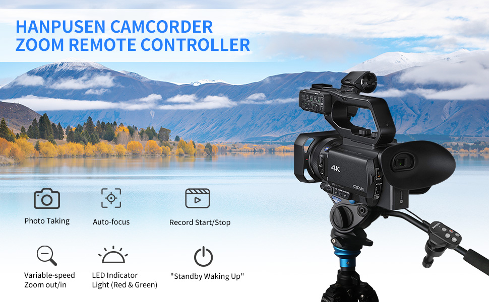Amazon.com : Camcorder Lanc Zoom Remote Controller with 2.5mm Jack Cable Wired Remote Control ...