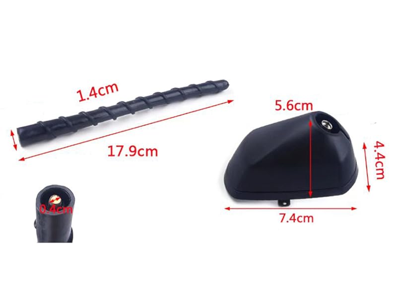 R15CS Stabantenne – Externe Dachantenne für Auto, AM/FM Radio für ...