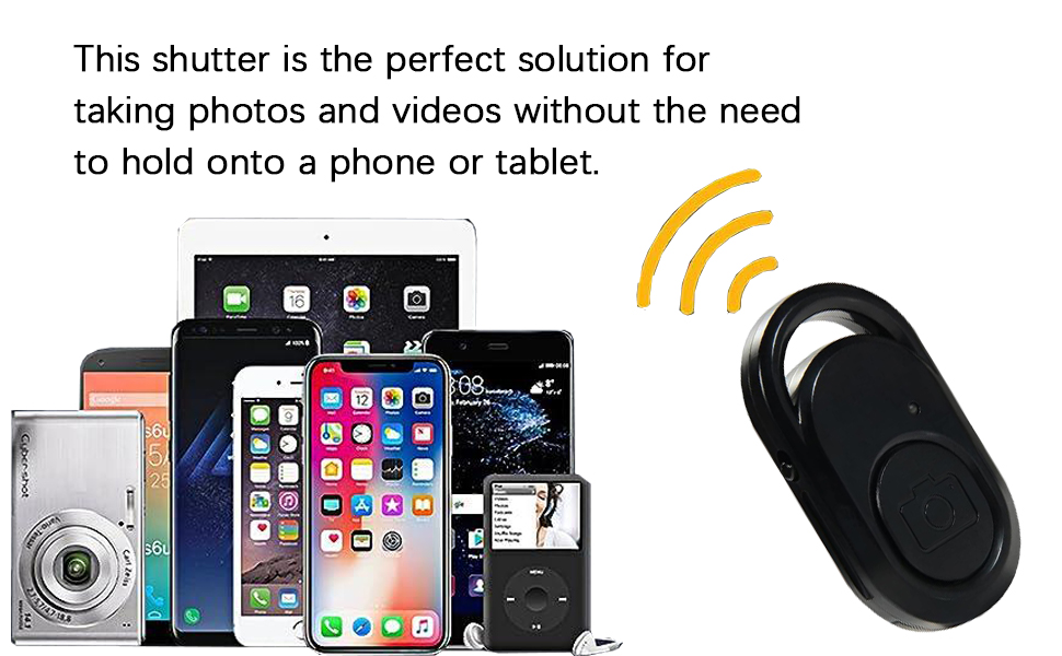 Bluetooth Remote Control,Wireless Bluetooth Remote Control,Selfies ...