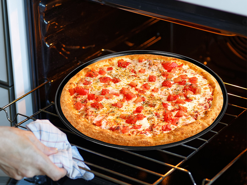 Amazon.com: E-far 12 Inch Pizza Pan Set of 2, Nonstick Pizza Pie Pan ...