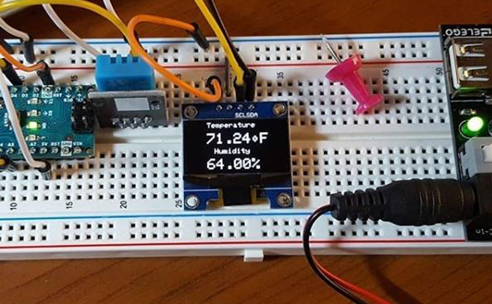 Amazon.com: DIYmalls 1.3" inch OLED Display Screen Module I2C 4pin ...