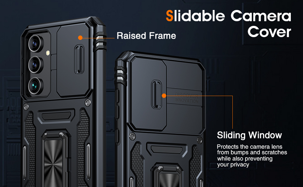 AMILIFECASES For Samsung Galaxy A55 5G Case, [Rotatable Ring Kickstand] Samsung A55 5G Phone ...