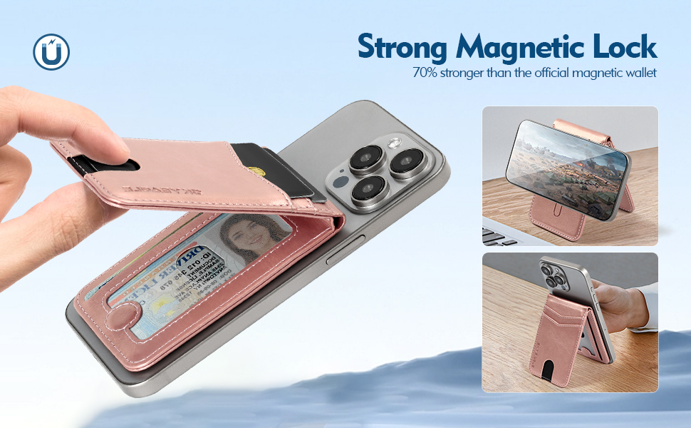 Amazon.com: SkyEagle Compatible with Magsafe 2 in 1 Detachable iPhone 15 Pro Max Wallet Case ...