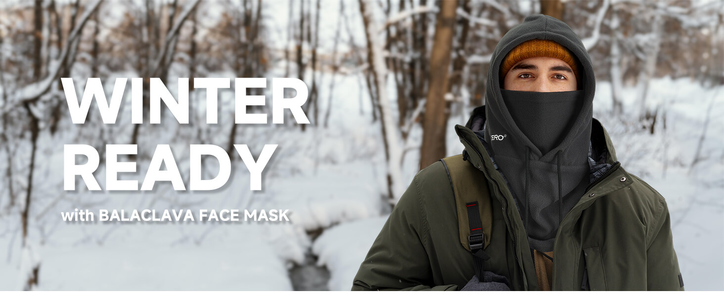 Amazon.com: OZERO 2 Pack Balaclava Face Mask: Windproof & Thermal Ski Mask for Men and Women ...