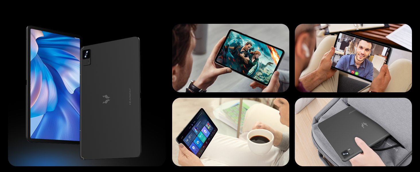 Amazon.com : Headwolf HPad6 Pro Helio G99 Octa Core 12 Inch Android Tablet, 24GB RAM + 256GB ROM ...