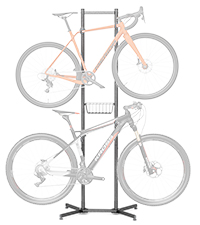 Amazon.com: CXWXC 2 Bike Storage Rack (Max. 120LBS) - Gravity Wall Bike Rack - Fully Adjustable ...