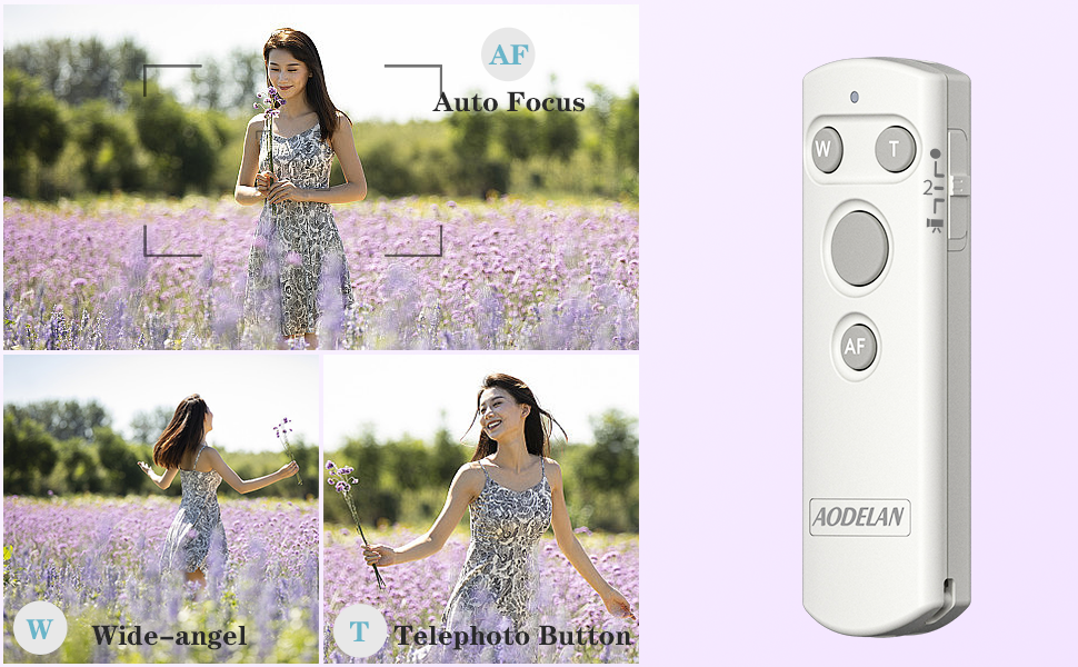 Amazon.com: AODELAN Wireless Camera Remote Shutter Release for Canon EOS RP/EOS R/R3/R5/R6/R7 ...