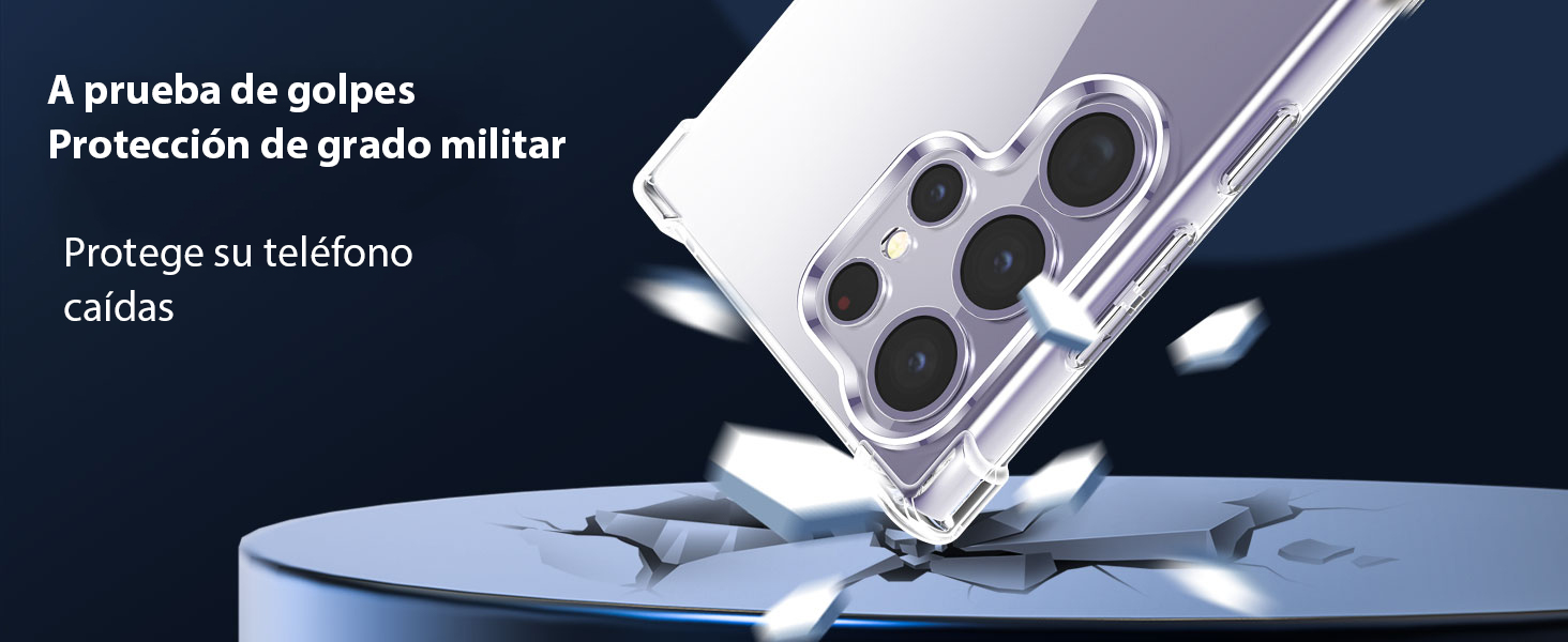 USTIYA Funda para Samsung Galaxy S24 Ultra Case Uso Rudo Protector Carcasa Bumper,Shock ...