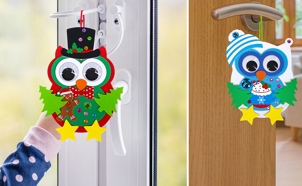 Amazon.com: Winlyn 24 Sets Christmas Craft Kits Winter Crafts DIY ...