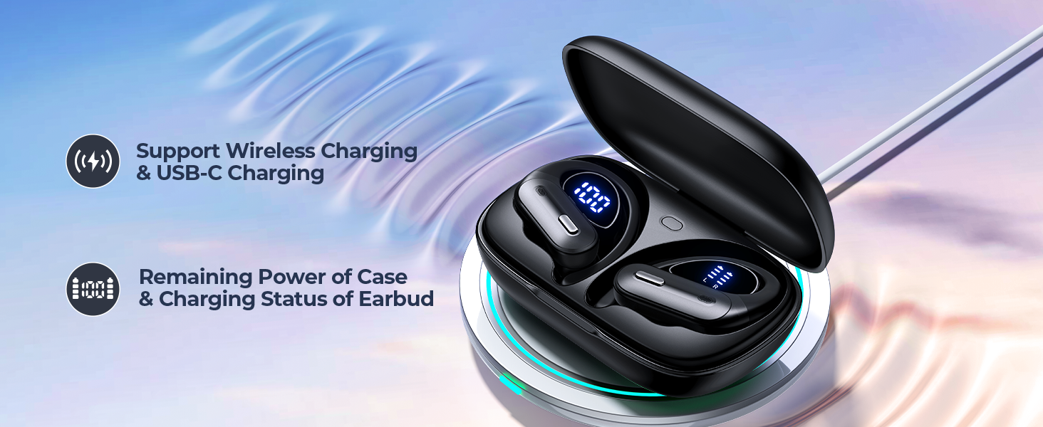 Amazon.com: Wireless Earbuds Bluetooth 5.3 Headphones 90 Hrs Playtime ...