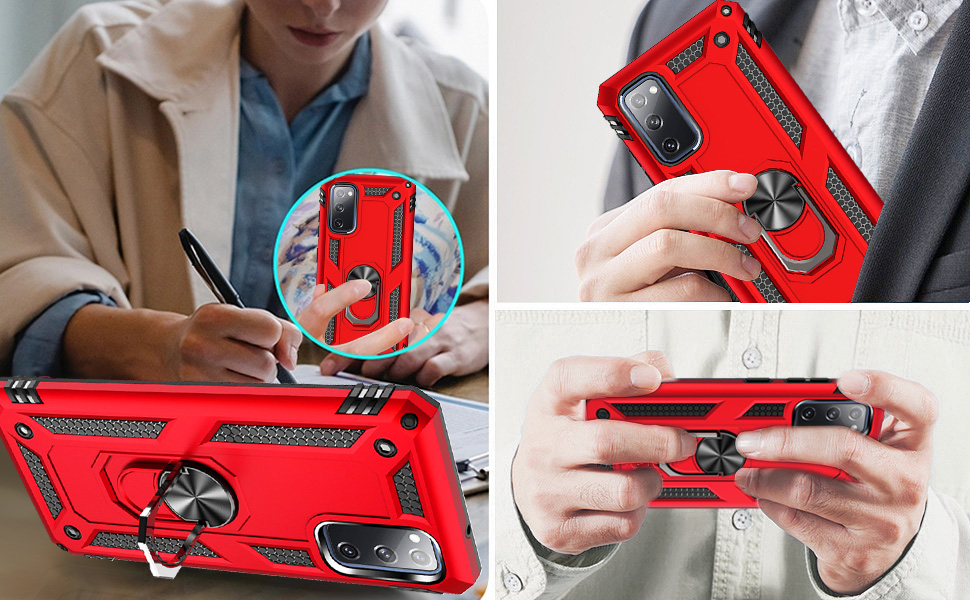 Amazon.com: Yiakeng for Samsung Galaxy S20 FE Case: with Screen Protector - Military Grade ...