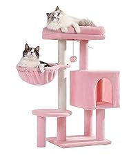 Amazon.com : Meow Sir Large Cat Tree for Large Cats 70 Inches Tall Cat Tower with Large Hammock ...