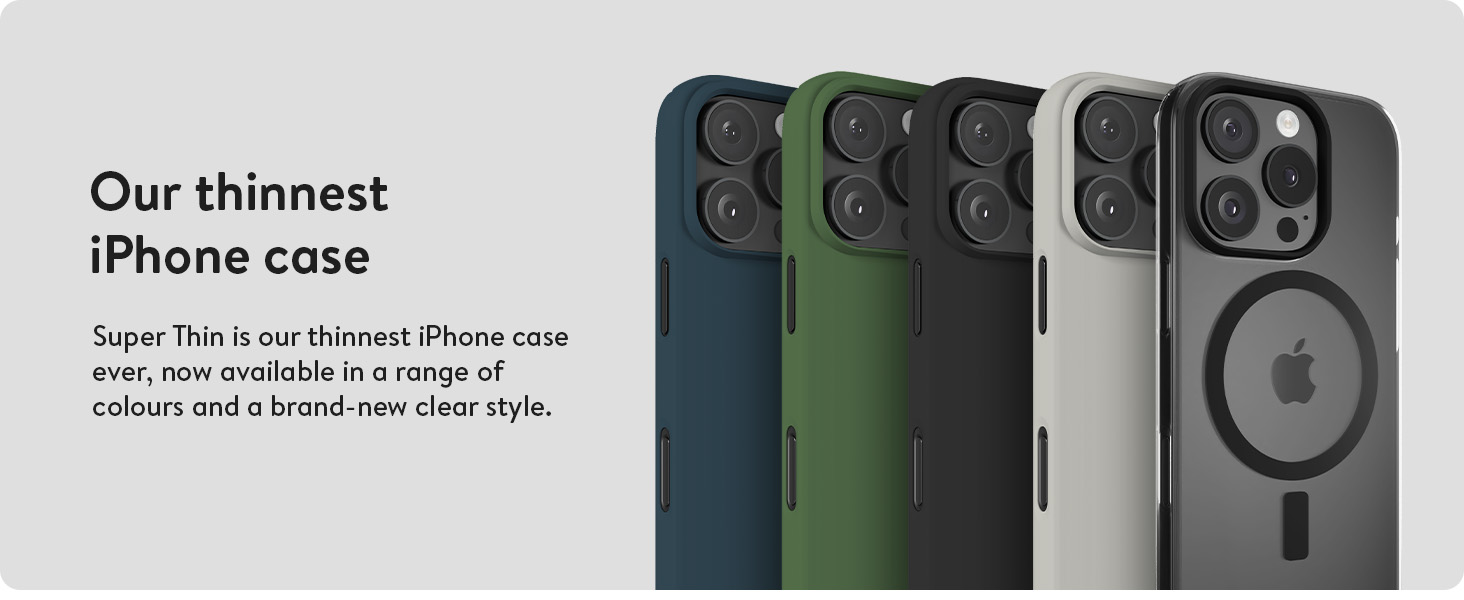 Mous for iPhone 16 Pro Max Case Clear MagSafe Compatible - Super Thin 2.0 - Transparent Slim ...