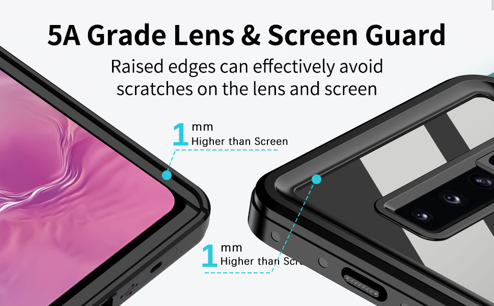 Amazon.com: ibelief for Samsung Galaxy S10 Plus Case with Built-in Screen Protector, IP68 ...