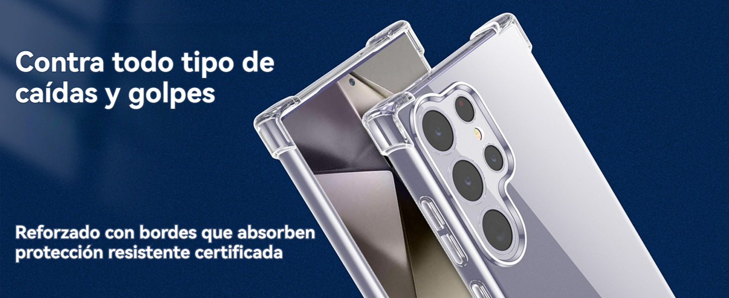 USTIYA Funda para Samsung Galaxy S24 Ultra Case Uso Rudo Protector Carcasa Bumper,Shock ...