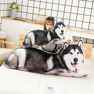 Amazon｜Sironoa 犬 抱き枕 大きい かわいい リアル クッション 動物 柴犬 ぬいぐるみ もちもち ふわふわ 3D 立体 プリント 添い寝枕 多機能 まくら 誕生日 プレゼント ...