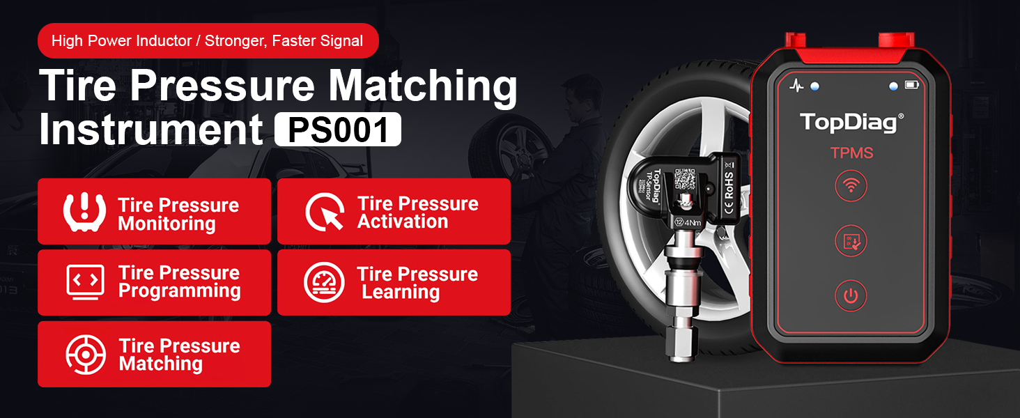 Amazon.com: Topdiag TPMS Programming Tool Kit 2024, Newest Model with 4 ...