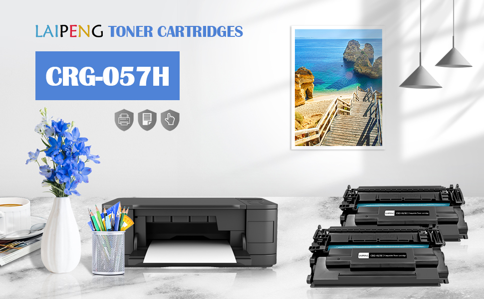 LAIPENG 057H CRG-057H CRG057H 057 H Cartucho de tóner compatible con Canon imageCLASS MF445dw ...
