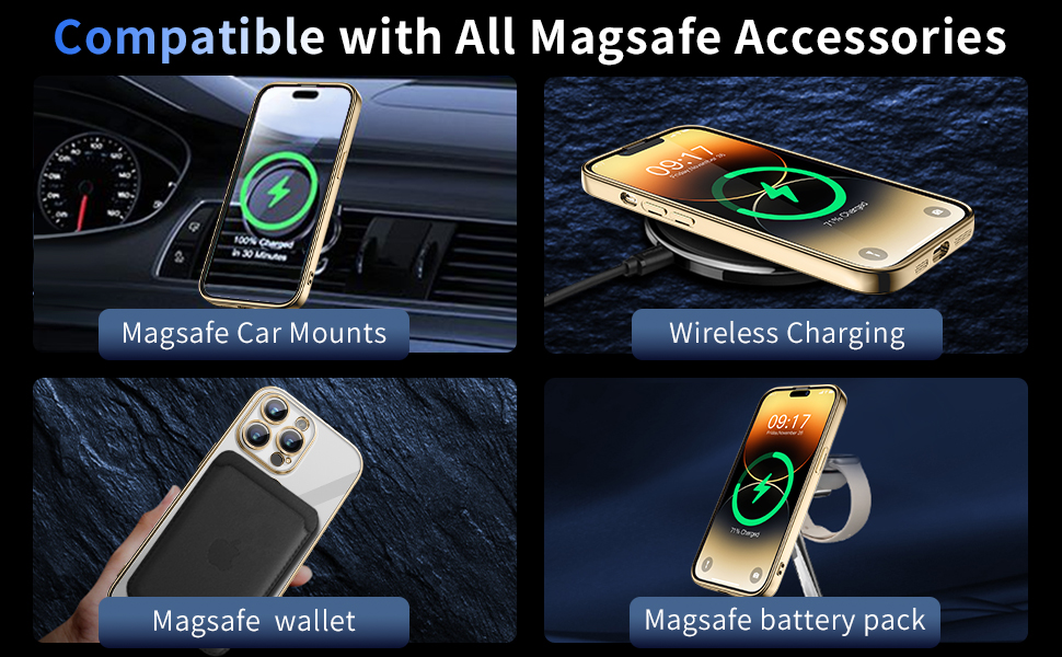 Amazon.com: Pmteyoim Magnetic for iPhone 14 Pro Max Case with Invisible Stand[Compatible with ...