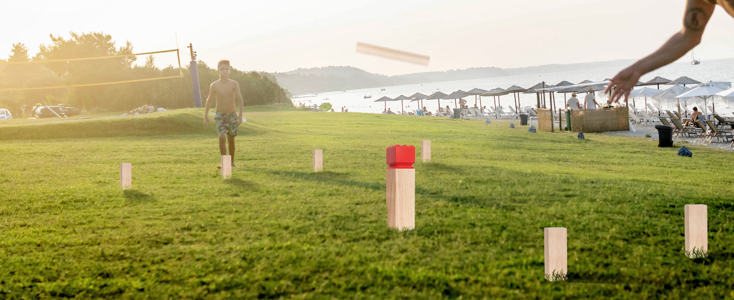 Amazon.com: PetGirl Kubb, Kubb Yard Game Set, Backyard Viking Yard Game with Carrying Bag ...