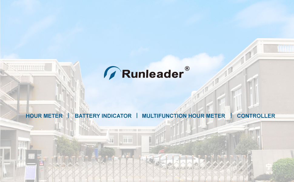 Amazon.com: Runleader HM009 DC 6V to 80V Round Hour Meter Snap in Quartz Hour Meter Mechanical ...