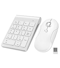 Amazon.com: TRELC Wireless Numeric Keypad, Mini 2.4G 18 Keys Number Pad, Portable Silent ...
