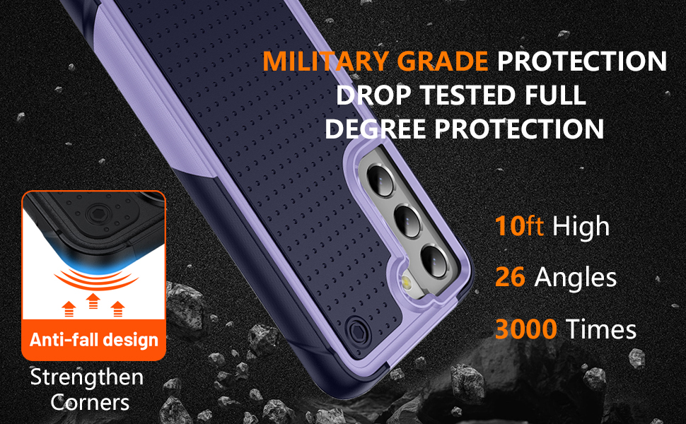 Amazon.com: TORRTOWAY Case for Samsung Galaxy S22 Phone Case Red+Black | 2 in 1, Gift, Militay ...