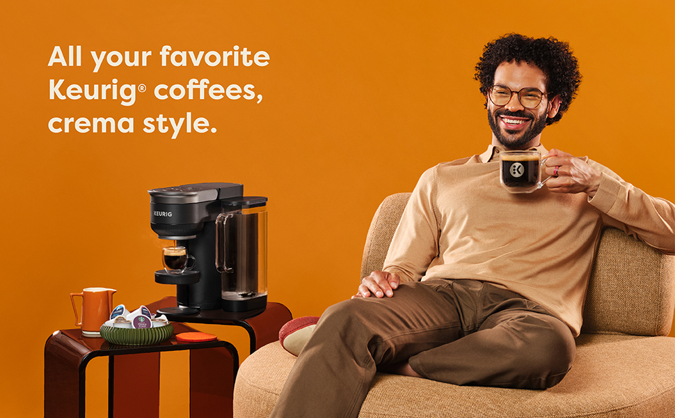 Amazon.com: Keurig K-Crema Single Serve K-Cup Pod Coffee Maker, PressureInfusion & MultiStream ...