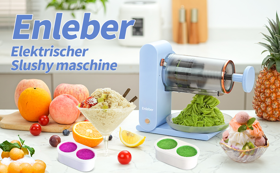 Amazon.de: Enleber slushy Maker und Slush EIS Maschine，Crushed Ice Tragbare Prämie Slush ...