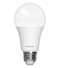 ORALUCE A15 LED Bulb 5 Watts Cool White 6500K,40W Equivalent Table Lamp Bulb, E26 Standard Screw ...