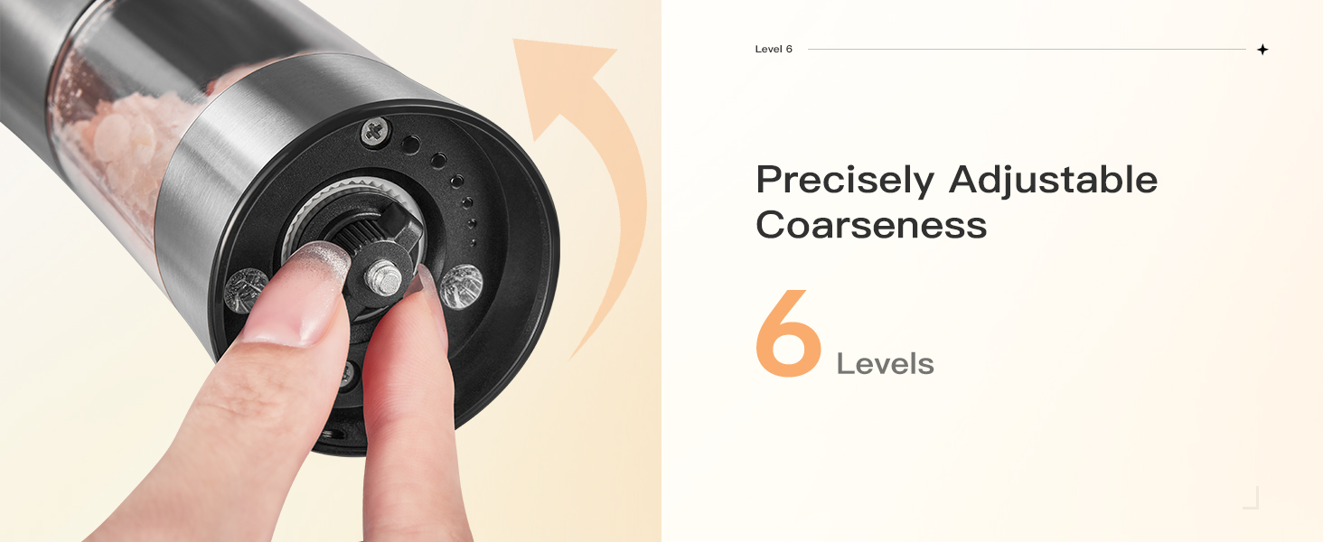 Amazon.com: Gravity Electric Salt and Pepper Grinder Set – Rechargeable Pepper Mill with USB-C ...