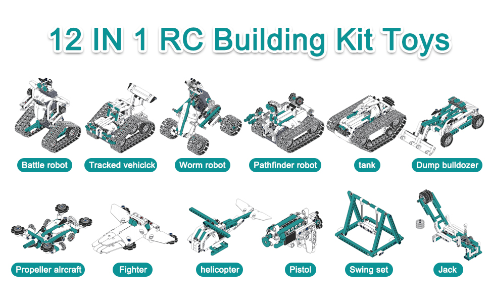 Amazon.com: STEM Project Robot Building Kit, 12 in 1 Building Sets ...