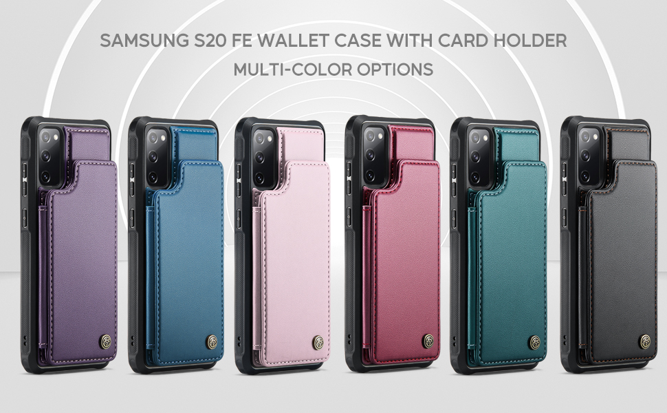 Amazon.com: Vinich for Samsung Galaxy S20 FE Wallet Case with Card Holder, RFID Blocking Credit ...