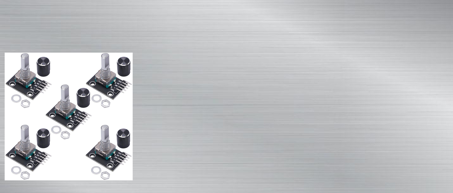 Taiss / 5Pcs KY-040 Rotary Encoder Module with 15×16.5 mm with Knobs Cap: Amazon.com: Industrial ...