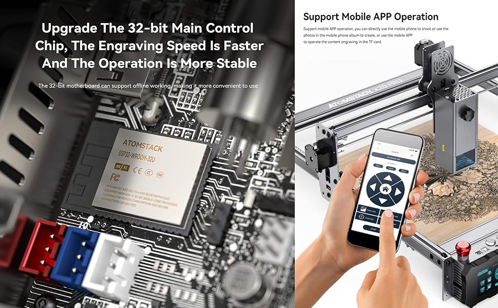 Twotrees TS2 Lasergravierer 10W Laser Hohe Leistung Große Größe Lasergraviermaschine, Z Achse ...