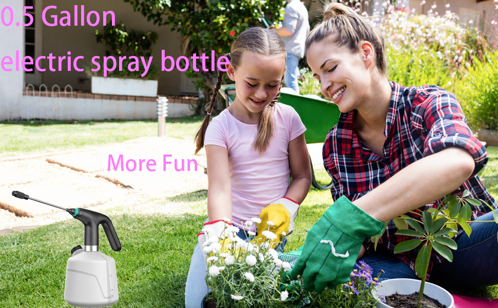 Electric Water Sprayer - Automatic Plant Mister Spray Bottle 2L ...